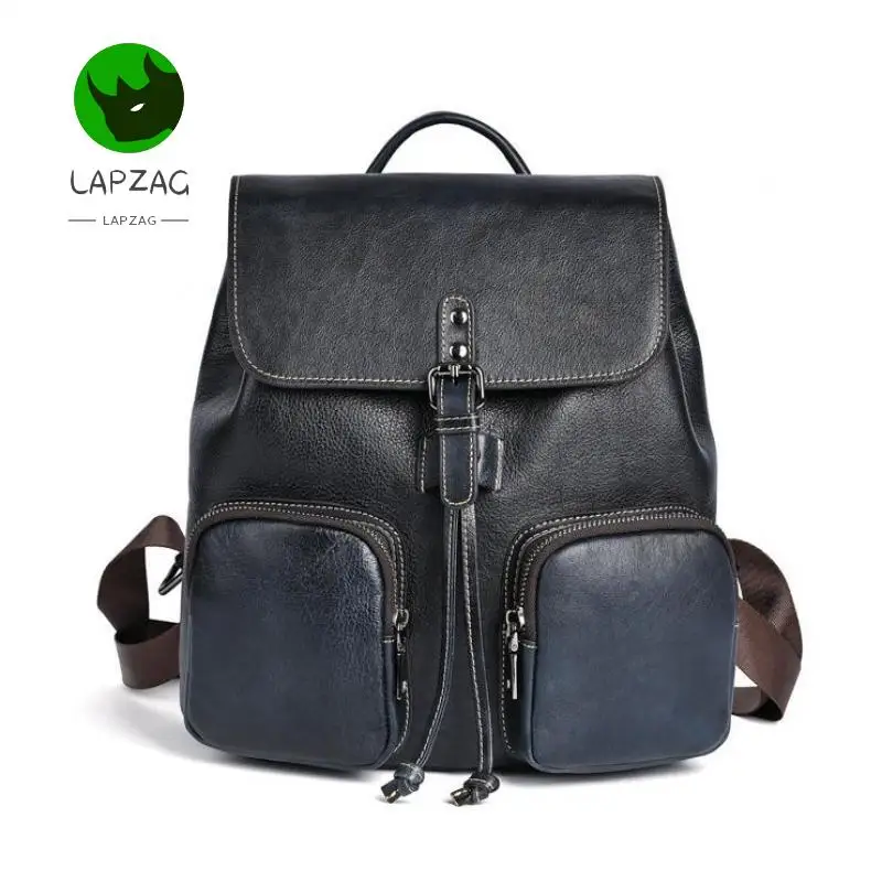 Lapzag-High-quality-Real-cow-leather-women-s-Backpack-unisex-Large ...
