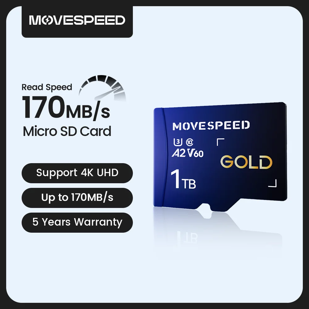 Movespeed 170 mb/s mini cartão sd 1tb 512gb a2 v60 cartão de memória ...