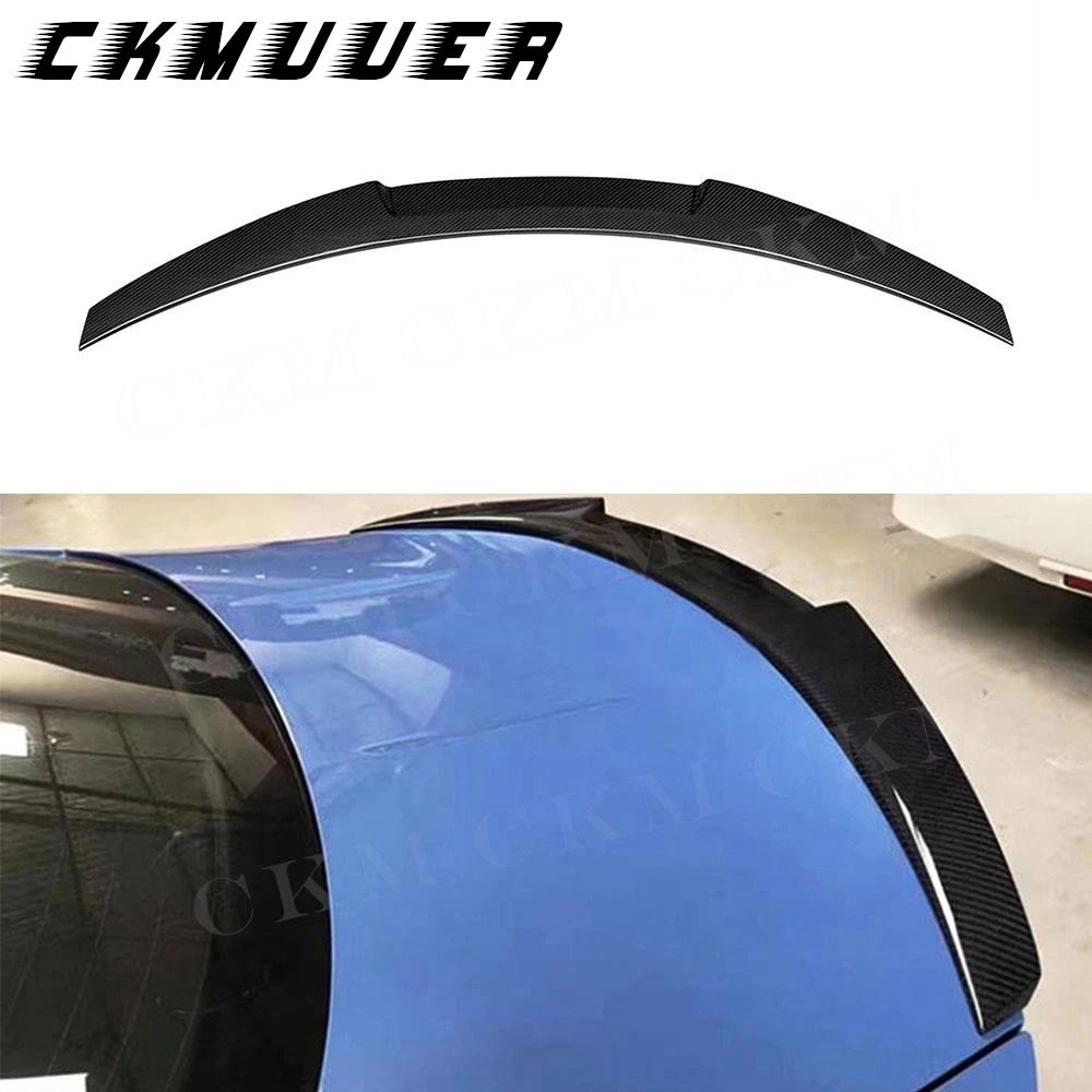 CKMUUER Carbon Fiber For Infiniti Q50 2014-2017 Rear Roof Spoiler Wing ...