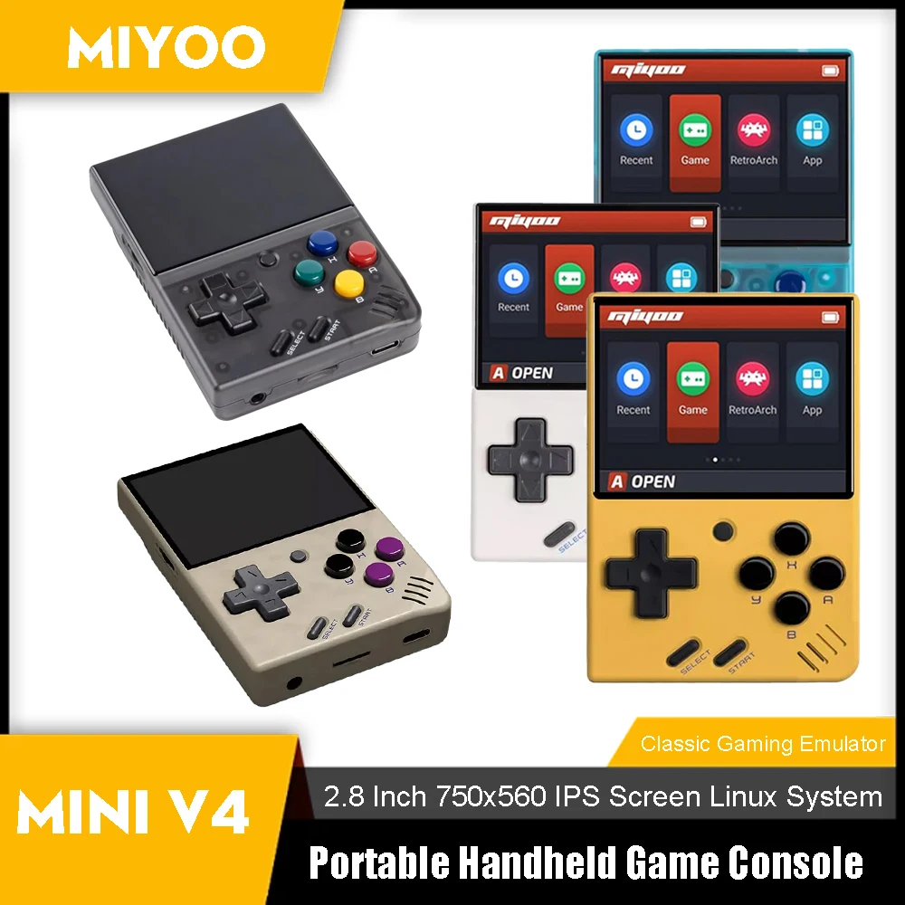 MIYOO-Mini-consola-de-juegos-port-til-V4-emulador-de-videojuegos-cl ...