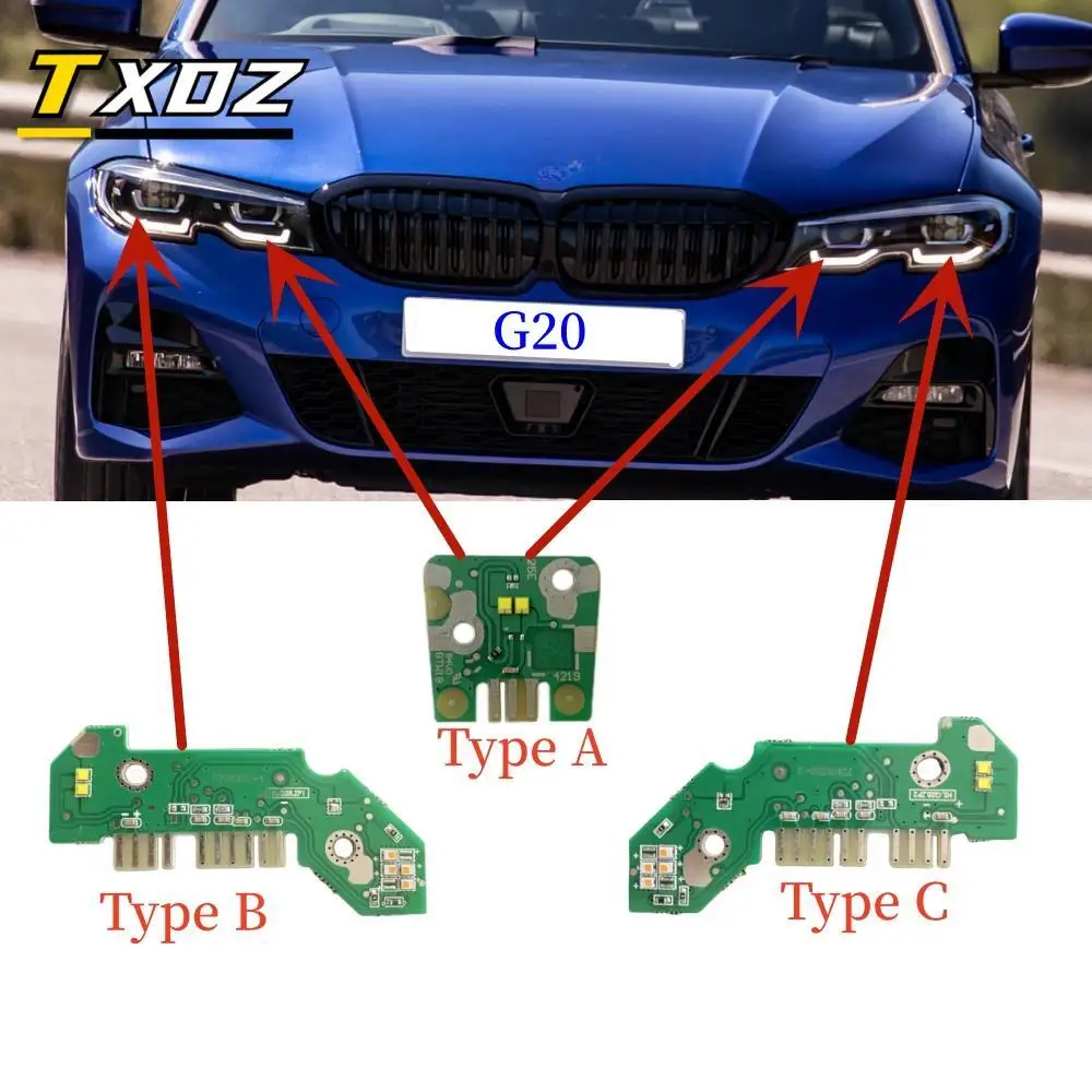 White-DRL-Board-For-2020-2021BMW-3-series-G20-G21-320i-330i-M340i-LED ...