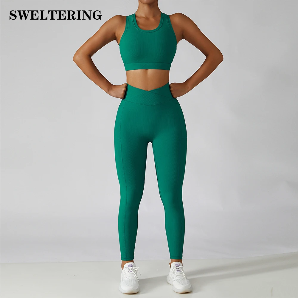 Yoga Outfits Women 2 Piece Set | 2 Piece Gym Seamless Women - Yoga Set Women - Aliexpress