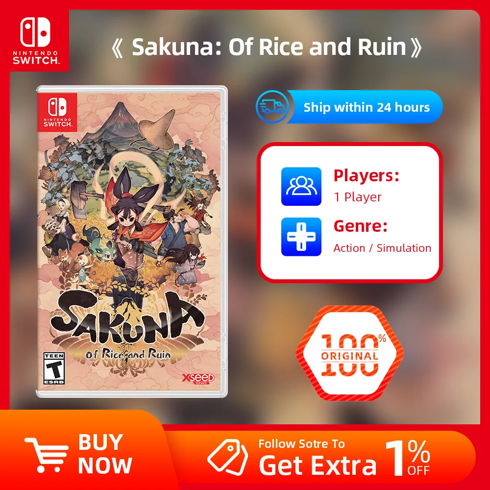 Nintendo Switch Game Deals - Sakuna: Of Rice and Ruin - For Nintendo ...