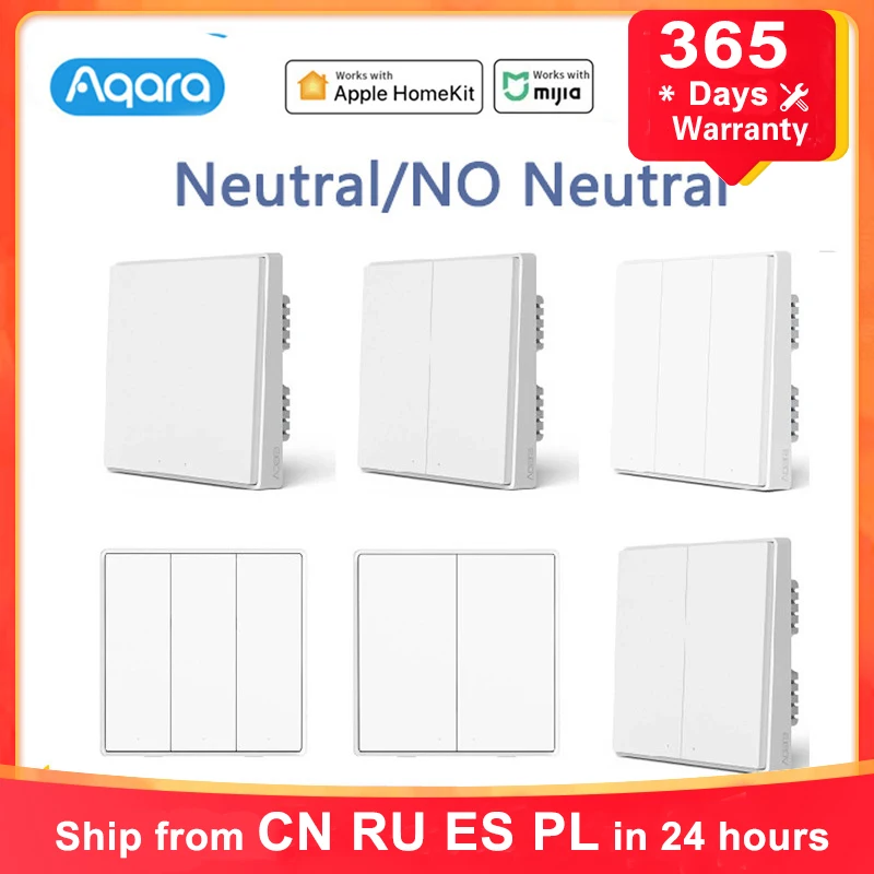 Aqara-Smart-Wall-Switch-D1-Zigbee-Wireless-Key-WiFi-Light-Remote ...