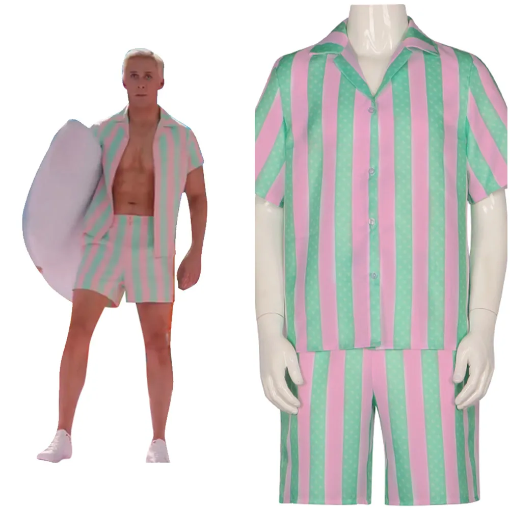 Disfraz-de-Cosplay-de-la-pel-cula-Barbier-Ken-para-hombre-y-ni-o-camisa ...