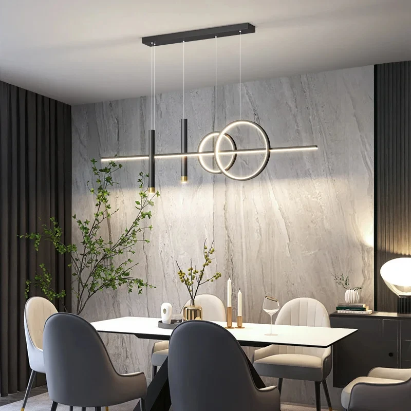 Modern Dining Room Pendant Lamp Nordic LED Ceiling Chandelier Light ...