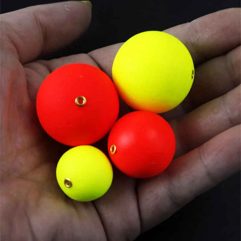 5pcs-Fishing-Float-Bobbers-15mm-33mm-Fluorescent-Drift-Ball-Foam-Strike-Indicator-Fishing-Float ...
