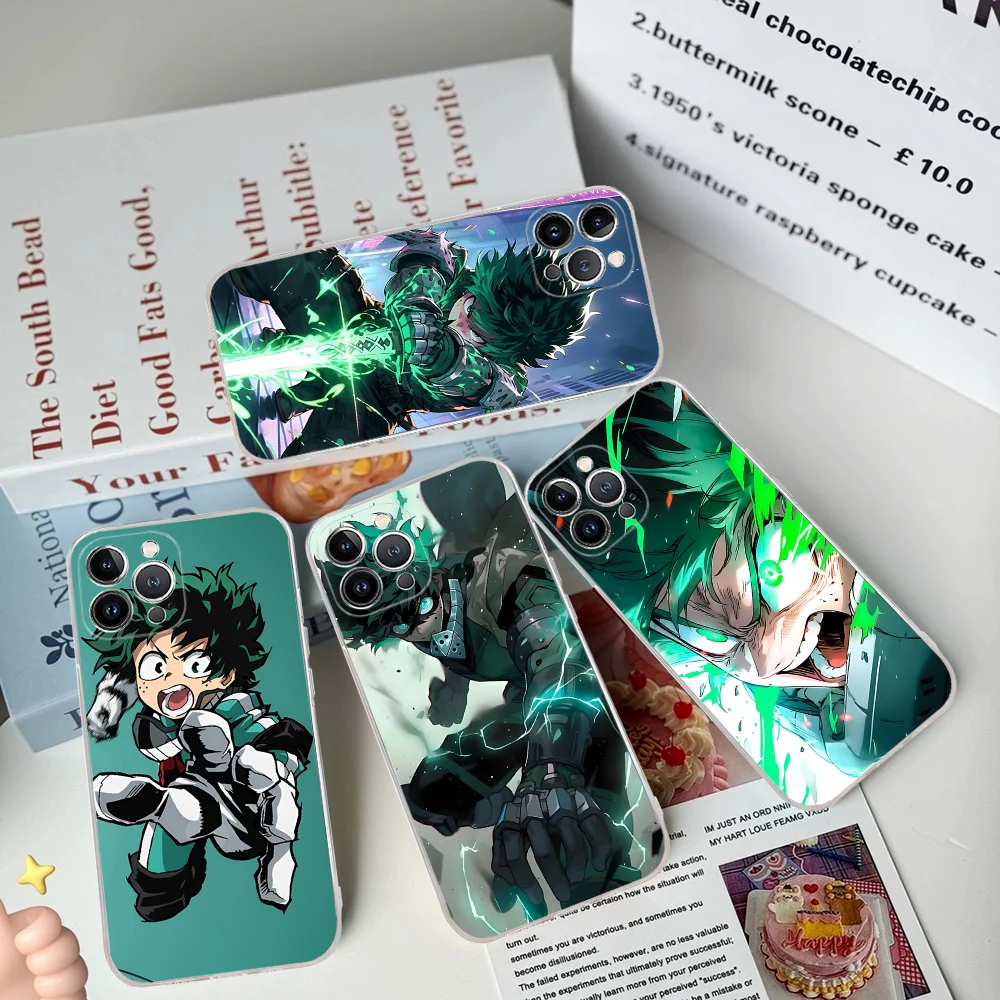 Deku-Funda-de-tel-fono-My-Hero-Academia-carcasa-para-iPhone-15-14-11-12 ...