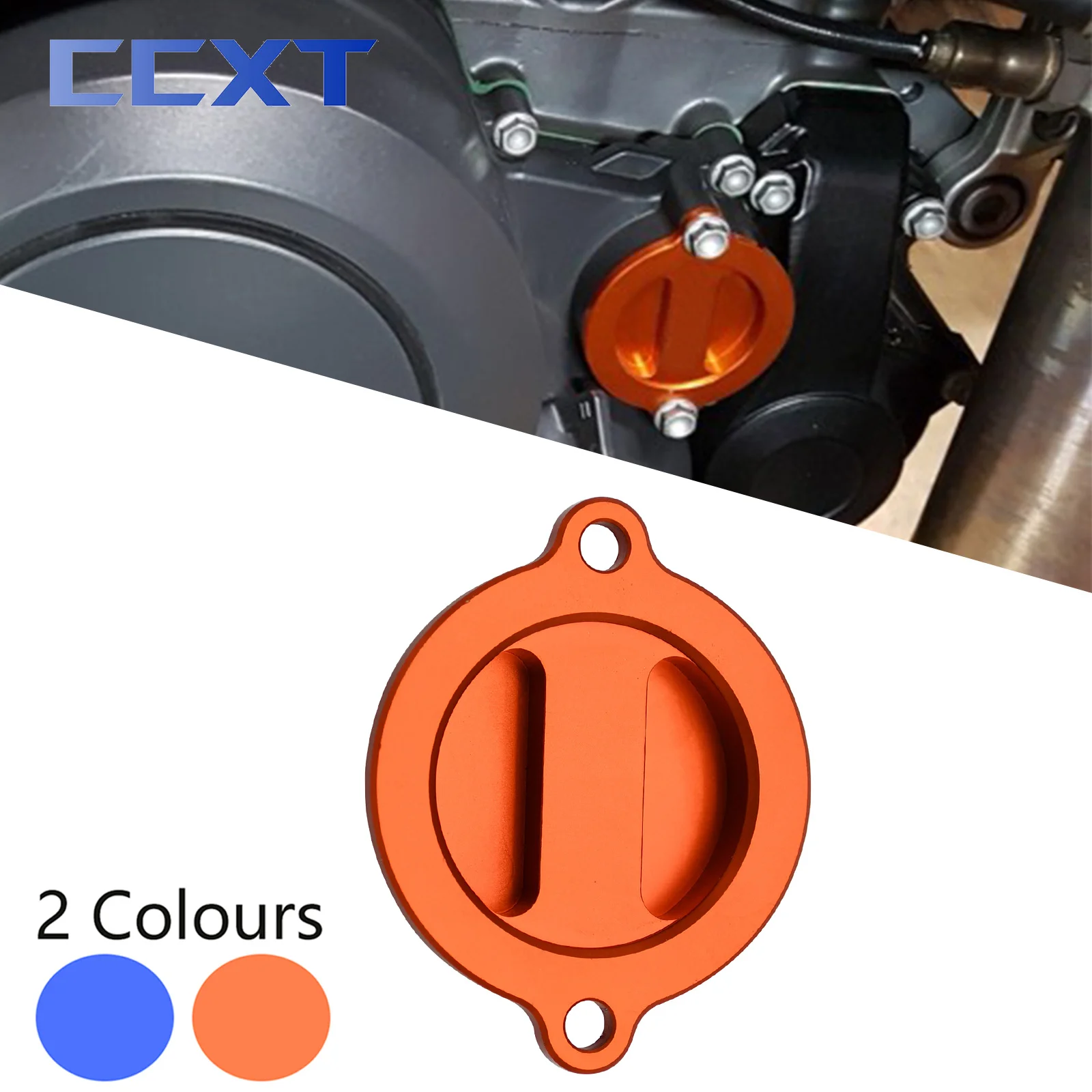 Motorcycle CNC Oil Cap Oil Fuel Filter Cover For FE FC Enduro Supermoto ...