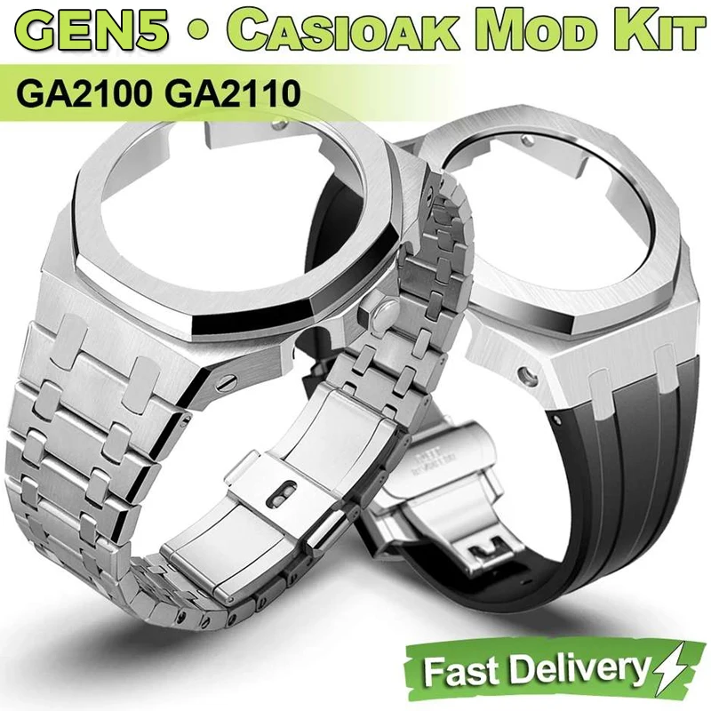 Metal-Bezel-Mod-Kit-para-G-Shock-Modifica-o-Casioak-4-Gera-o-de ...