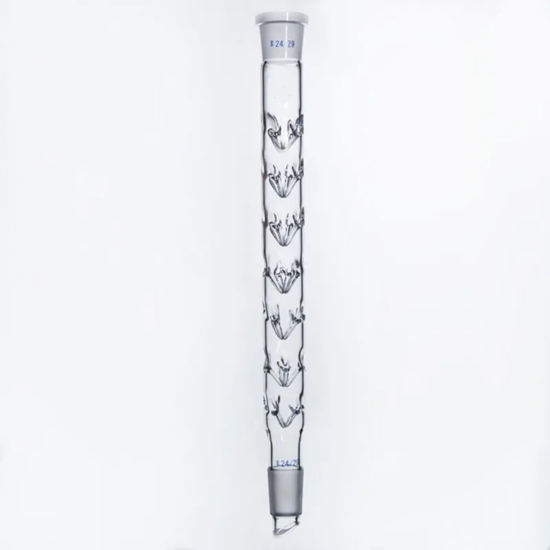 24/29 24/24 High borosilicate glass Vigreux distillation column ...