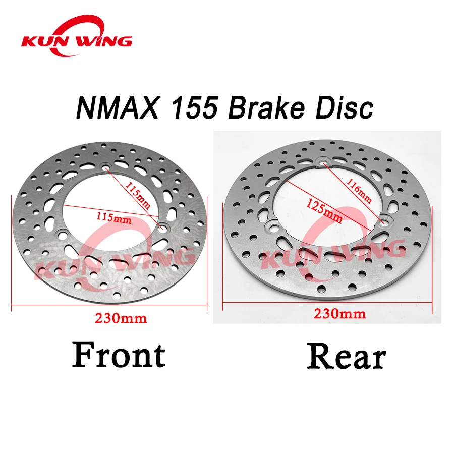 230MM Brake Disc Rotor for YAMAHA NMAX 155 N MAX 155 NVX 155 2DP F582W ...