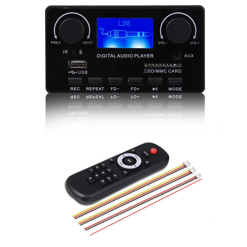 Bluetooth 5.0 Mp3 Decoder Board 12v Audio Dac Usb Player Flac Ape Hifi ...