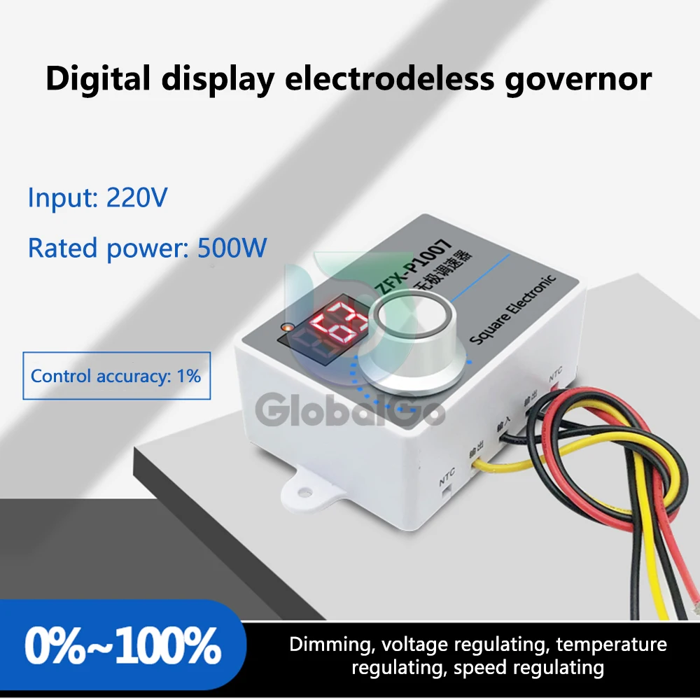 500W-Adjustable-AC-220V-Fan-Switch-Speed-Controller-Durable-Digital ...