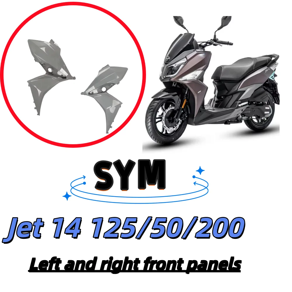 Original body kit for Sym Jet 14 125/50/200 motorcycles, including left ...