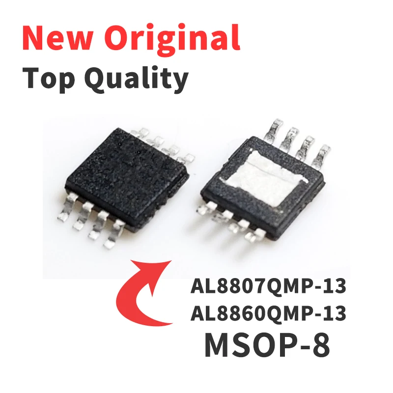 1 Pieces AL8807QMP 13 AL8860QMP 13 SMD MSOP 8 Integrated Chip IC Brand ...