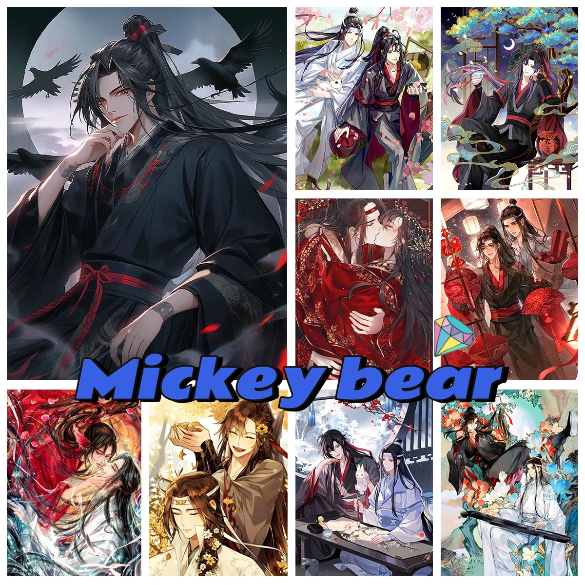 Grandmaster-of-Demonic-Cultivation-Diamond-Painting-Kit-Wei-Wuxian-Diy ...