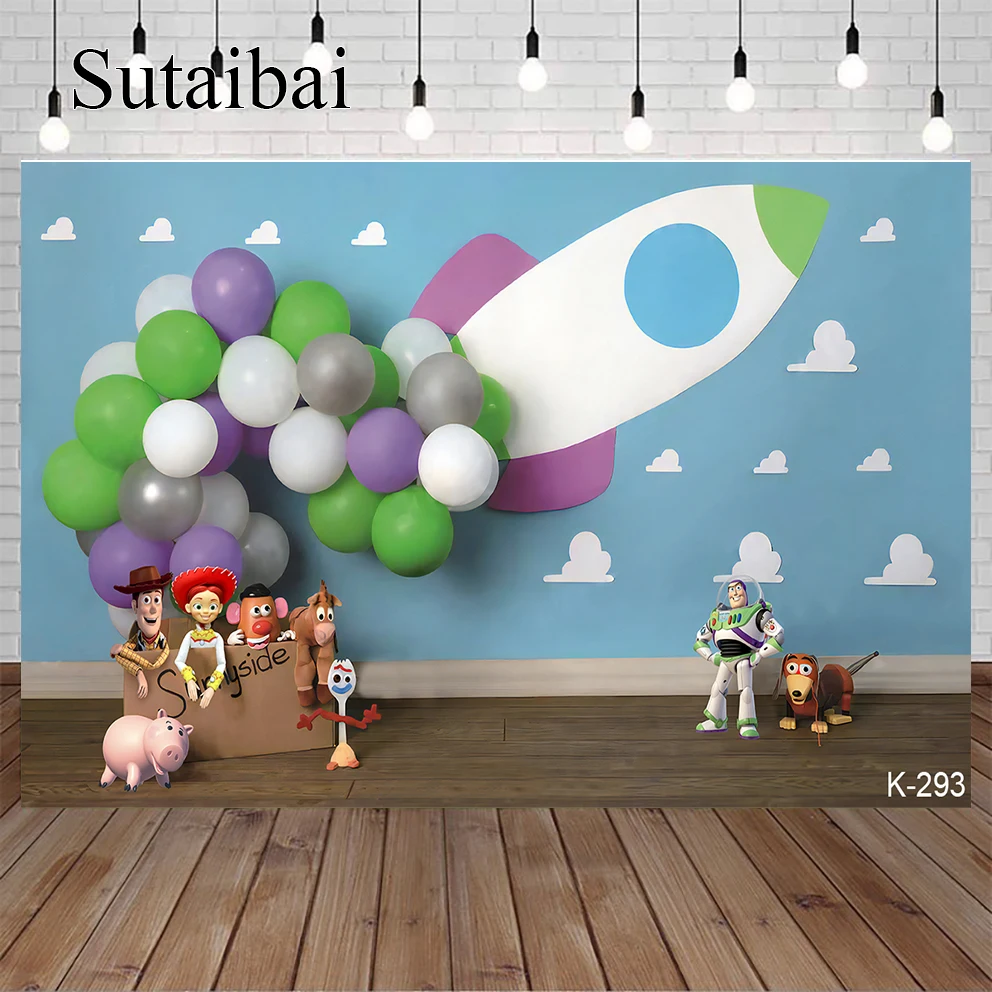 Disney-Outdoor-Custom-Toy-Story-Buzz-Lightyear-Woody-Birthday-Banner ...