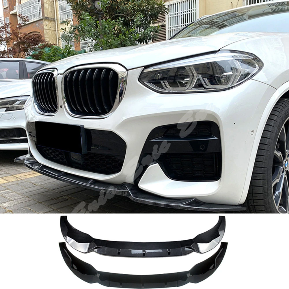 Front Bumper Lip Spoiler Side Lower Splitters Body Kit For BMW X3 X4 ...