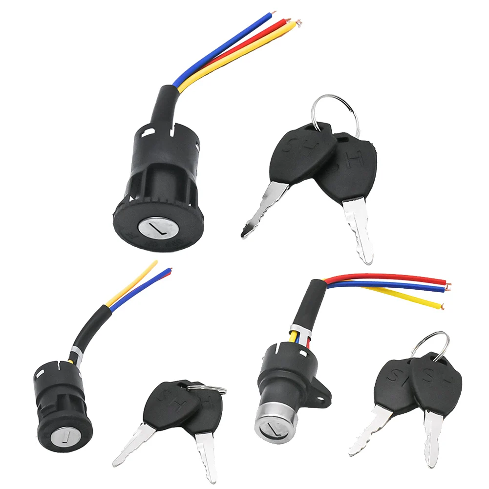 Ebike-Ignition-Switch-Key-Power-Lock-3-Wire-Position-For-Electric ...