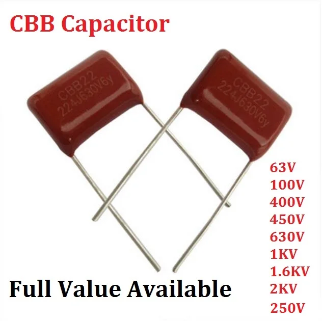 10 Uds CBB 2000V 102J 223J 473J 104J 2KV 1NF 22NF 47NF 0,1 UF 105J 27MM ...