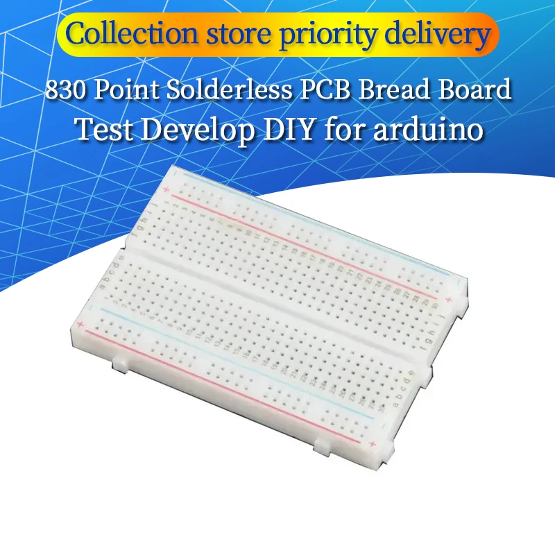 Breadboard 830 Point Solderless PCB Bread Board MB-102 MB102 Test ...