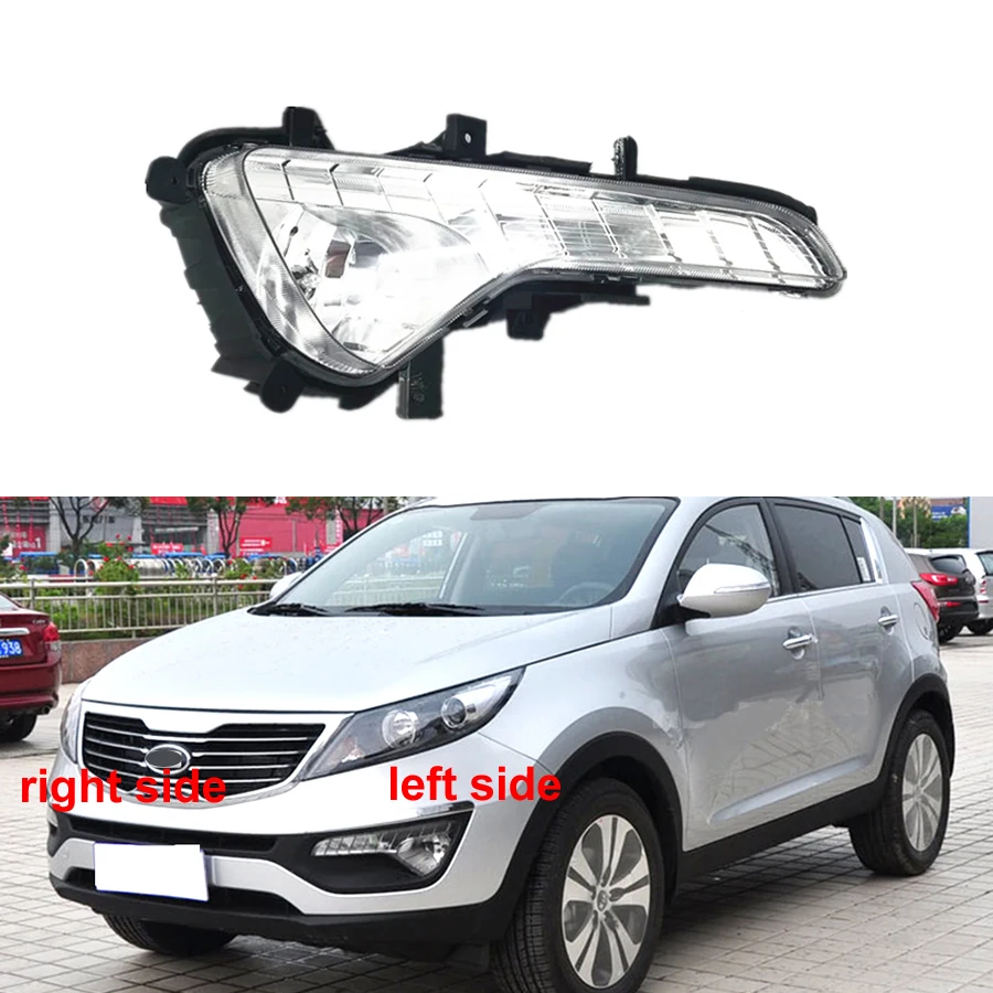 For-Kia-Sportage-R-2009-2013-Fog-Lamp-Driving-Car-Front-Bumper-Grille ...