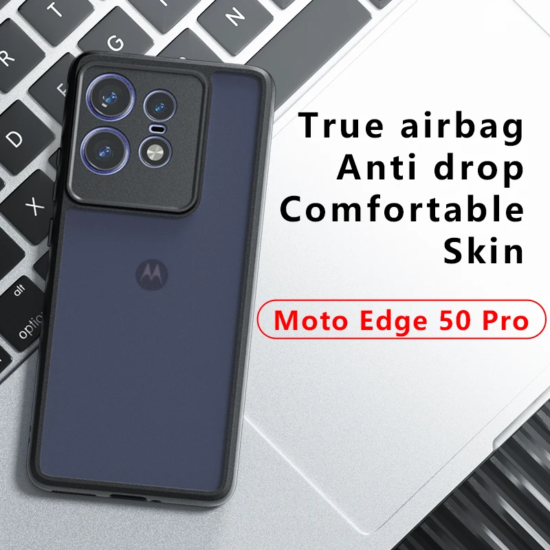 For-Motorola-MOTO-Edge-50-Pro-Case-Luxury-Matte-Transparent-Acrylic ...
