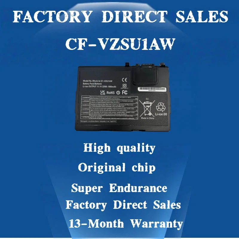 New Laptop Battery CF-VZSU1AW CF-VZSU1BW for Panasonic CF-33 CF33 12 ...