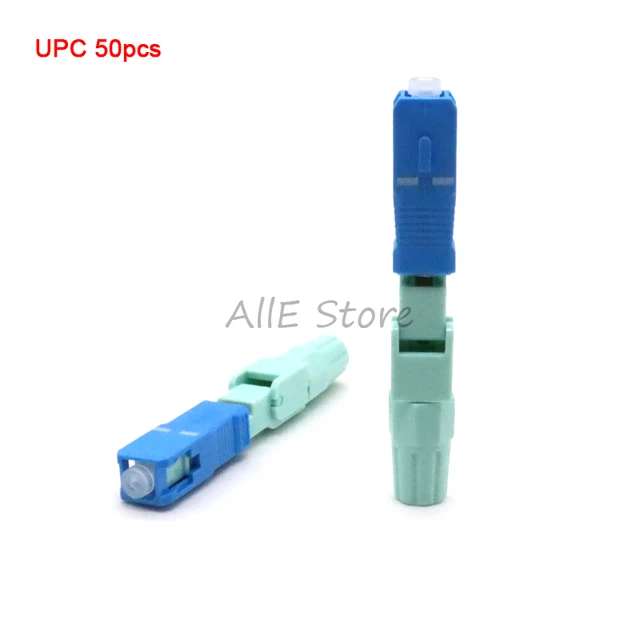 New SC APC Fiber Optic Connector FTTH Tool Cold connector Tool SM Single-Mode Optical Fast ...