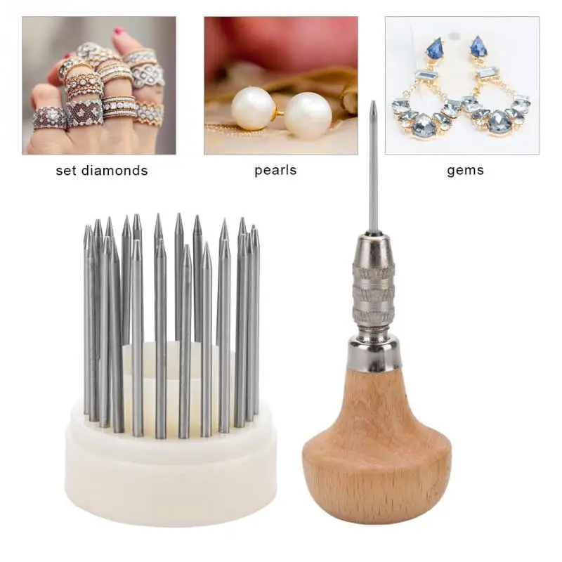 23Pcs-set-Beading-tool-Set-Diamond-Stone-Pearl-Grain-Tools-Set-Beader ...