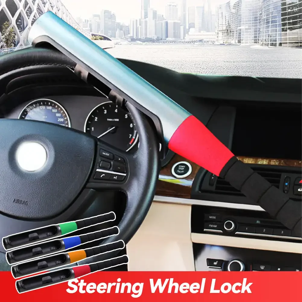 New-Car-Steering-Wheel-Locks-Anti-Theft-Car-Rotary-Steering-Wheel-Lock ...