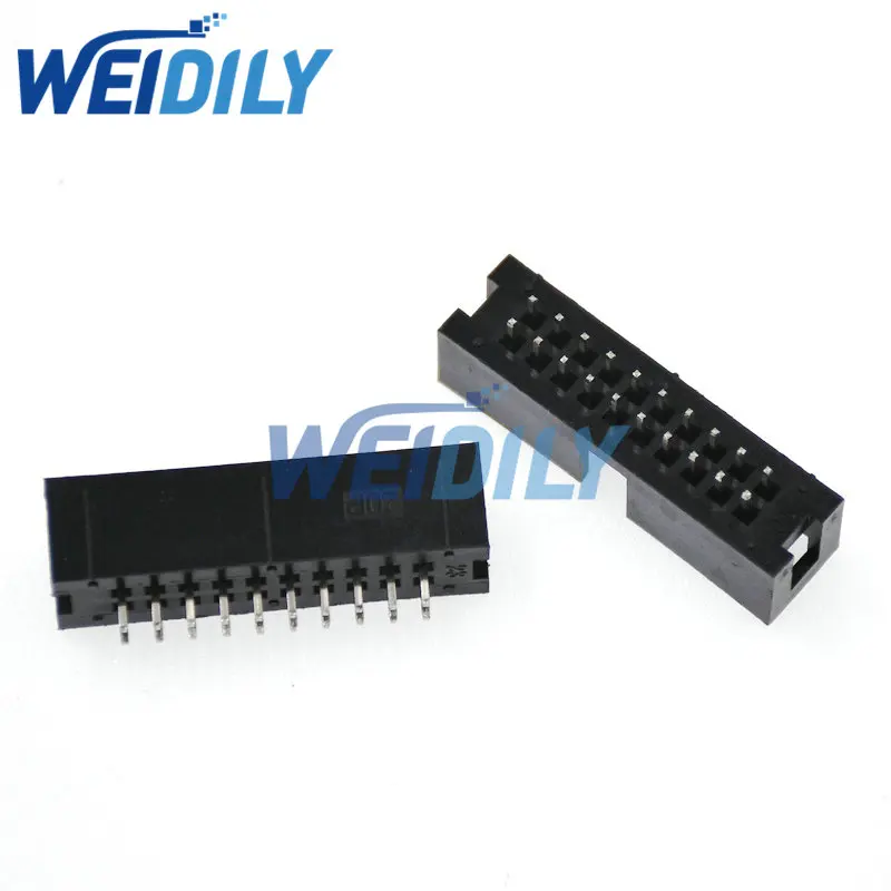 5pcs Dc3 20p 20pin Dc3-20p 2.54mm Socket Header Connector Isp Male ...