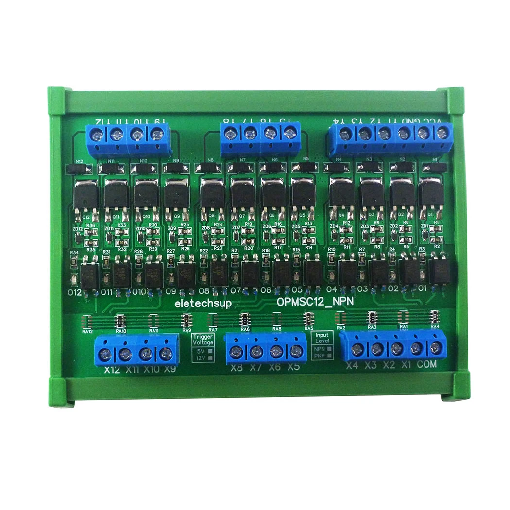Digital Logic Converter 4 16CH 3.3V 5V 12V 24V PNP NPN 5A MOS Solid ...