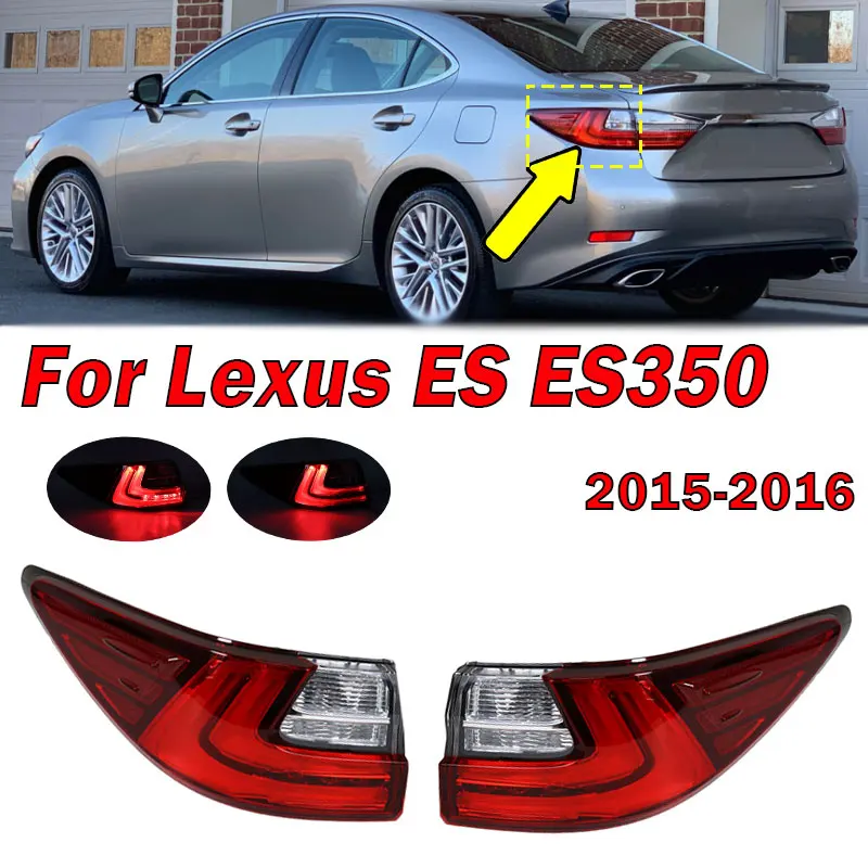 For-Lexus-ES-ES350-2015-2016-2017-Car-LED-Rear-Tail-Light-Warning-Brake ...