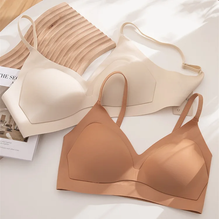 Seamless Bra Women Push Bras Wire | Wire Free Seamless Solid Bra ...