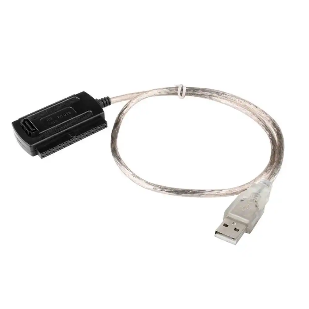 IDE SATA para USB 2.0 Cabo Adaptador para HDD Disco Rígido SSD de 2.5 ...