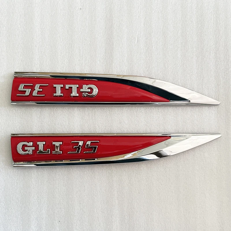 New-Design-Car-Front-Door-Fender-Sticker-ABS-Side-Emblem-GLI-Badge-for ...