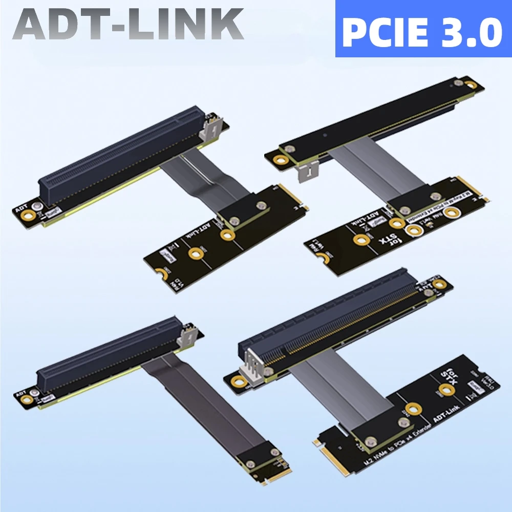 ADT R43 M.2 NGFF NVMe STX Motherboard GPU Graphics Card Extension Cable ...