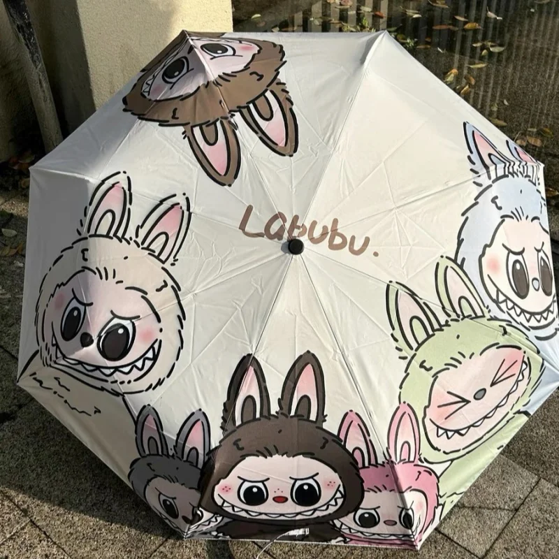 Umbrella-Labubu-Monster-Cartoon-Kawaii-Automatic-Sunshade-Umbrella-Sun ...