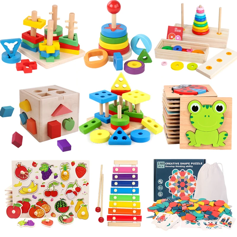 Brinquedos-de-madeira-para-crian-as-montessori-educa-o-precoce ...