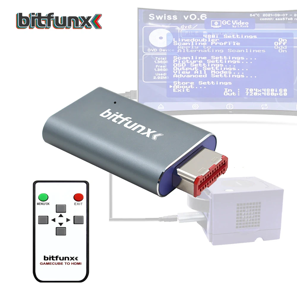 Bitfunx-HDMI-compatible-Line-Doubler-Adapter-Adaptor-Digital-to-HDMI ...