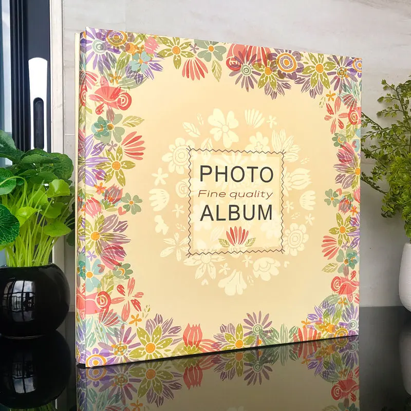Vintage-style-photo-album-family-6-inch-4R-foldable-album-growth ...