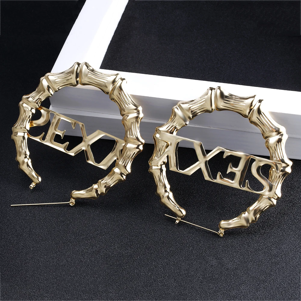 Ghetto Gold Hoop Earrings