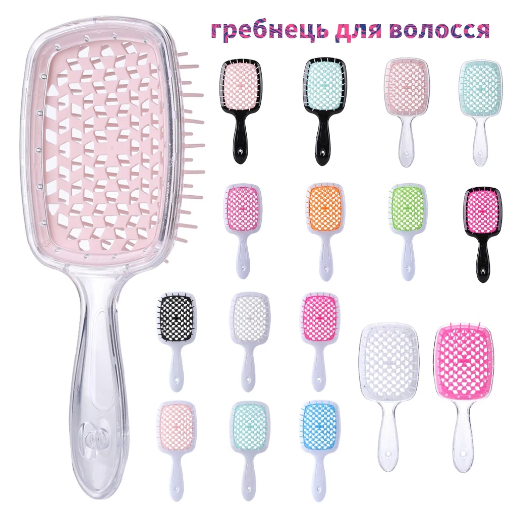 Hair-Comb-Scalp-Massage-Comb-Fluffy-Shape-Comb-Mesh-Comb-Women-Hollow ...