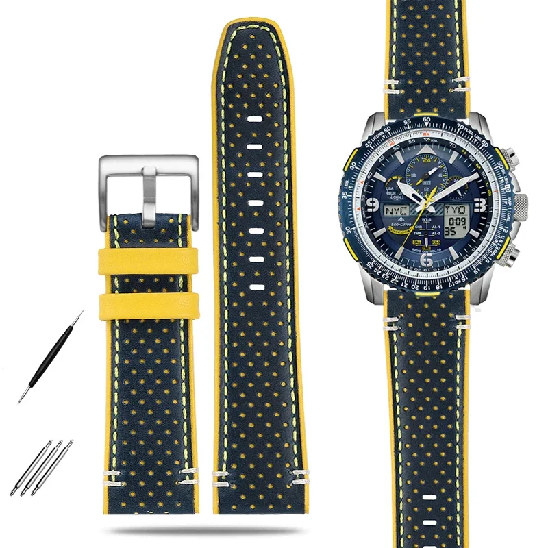 For Citizen Sky Eagle Blue Angel Bracelet Second Generation JY8078 ...