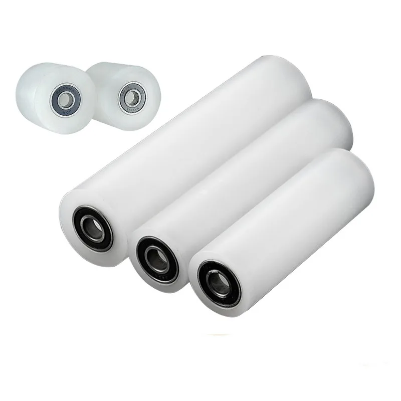 nylon-bearing-guide-pulley-roller-wheel-Flat-Belt-Idler-unpowered ...