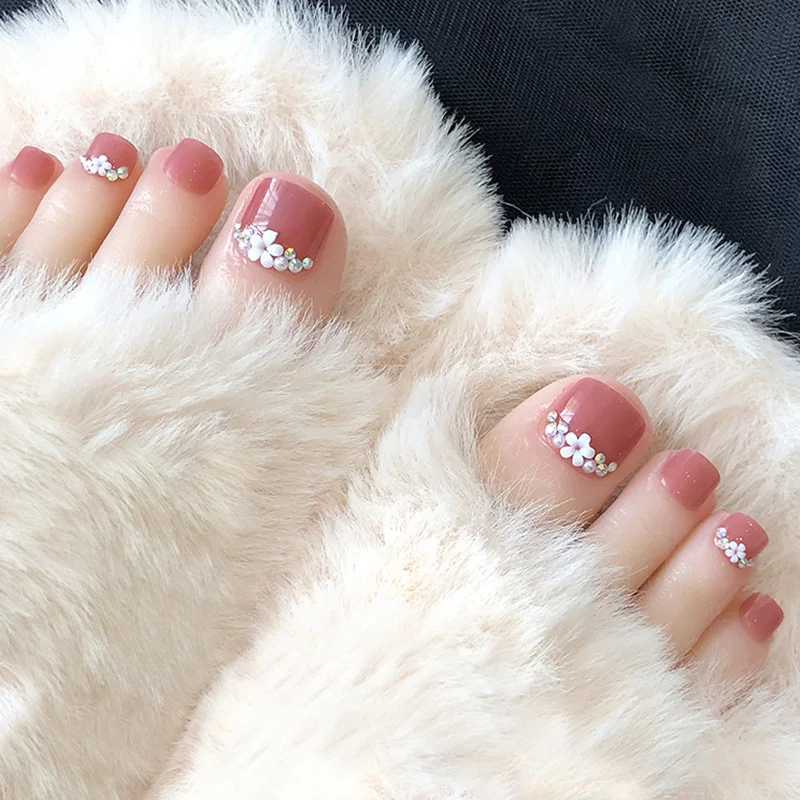 Cross Toe Nail Designs