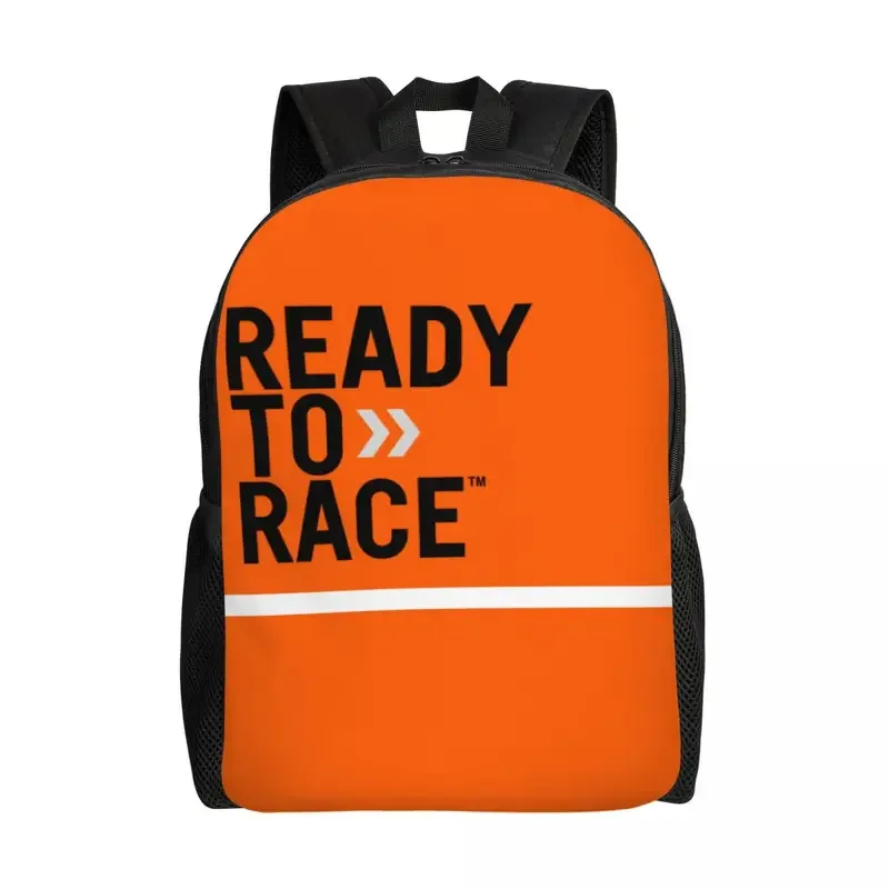 Ready-To-Race-Logo-Backpacks-for-Women-Men-Waterproof-School-College ...