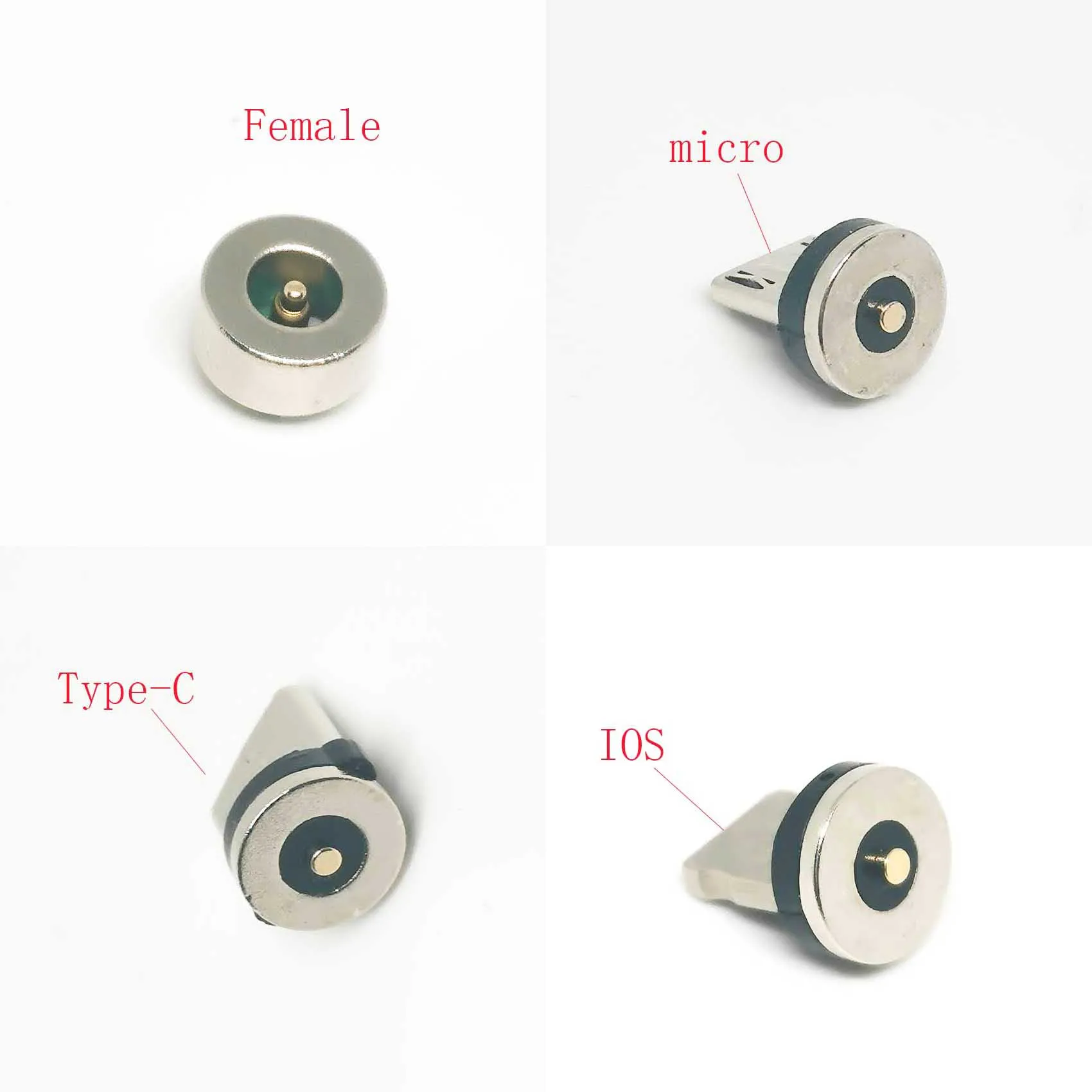 Round-Magnetic-Plug-Micro-USB-Magnetic-Charger-Cable-Plug-USB-Type-C ...